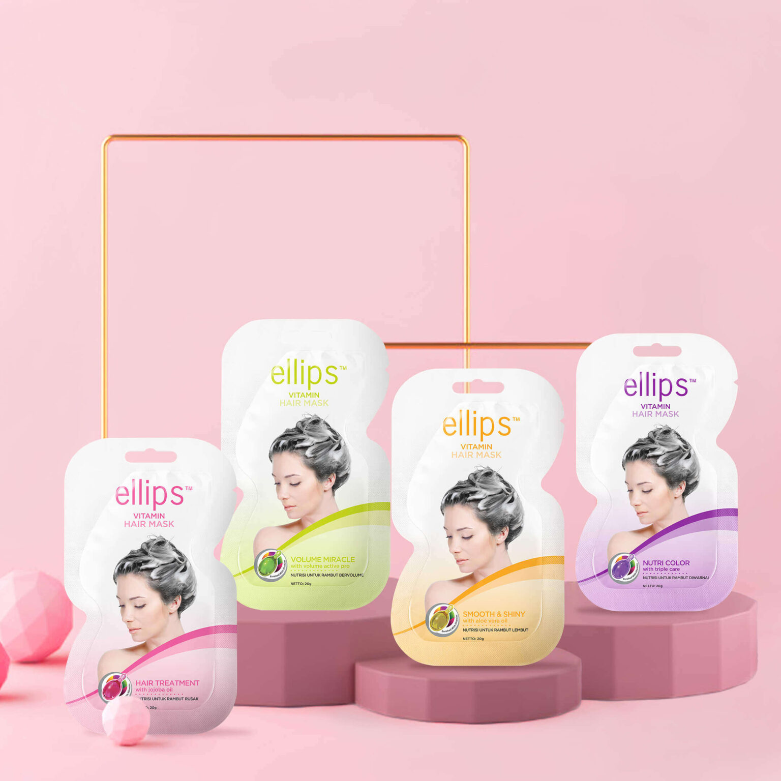 Ellips Vitamin Hair Mask - Volume Miracle - Bali Fresh Australia
