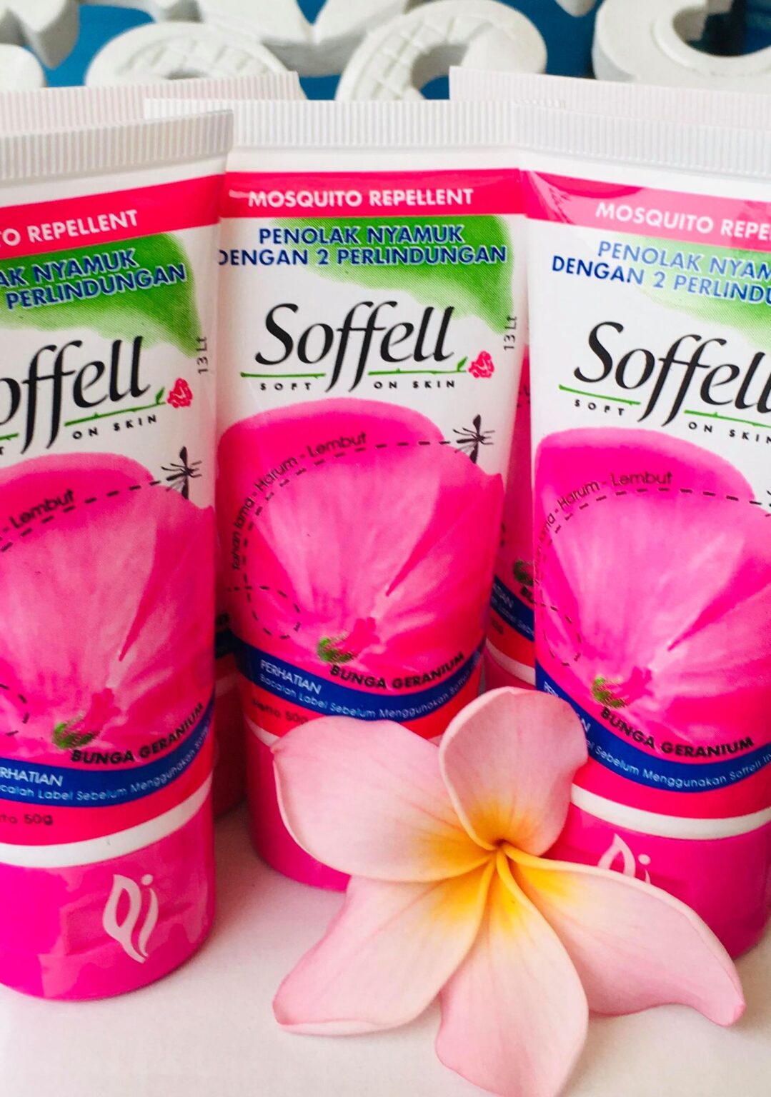 Soffell Mosquito Repellent Lotion Floral 50g - Bali Fresh Australia