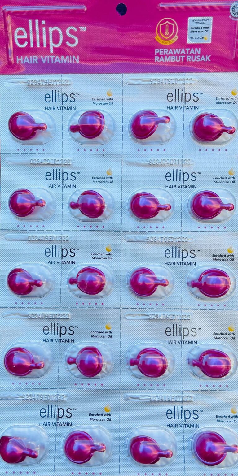 Ellips Hair Vitamin Treatment Capsules Hair Treatment 20 Satchel - Bali ...