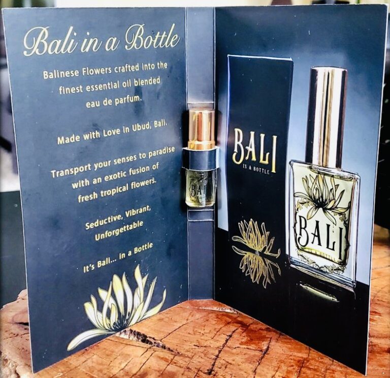 BALI IN A BOTTLE Perfume Sample Bottle - Bali Fresh Australia