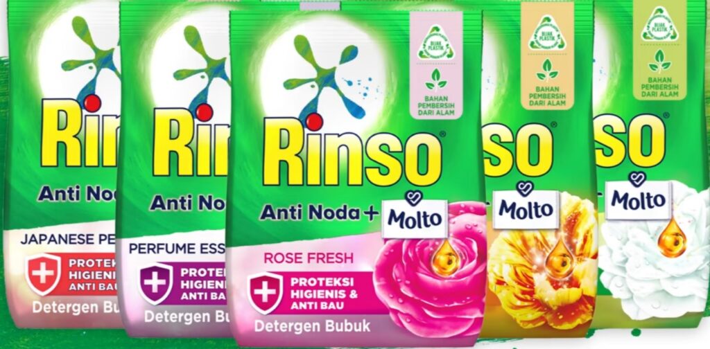 Rinso Molto Laundry Powder Anti Noda + Molto 770 gram - Bali Fresh ...