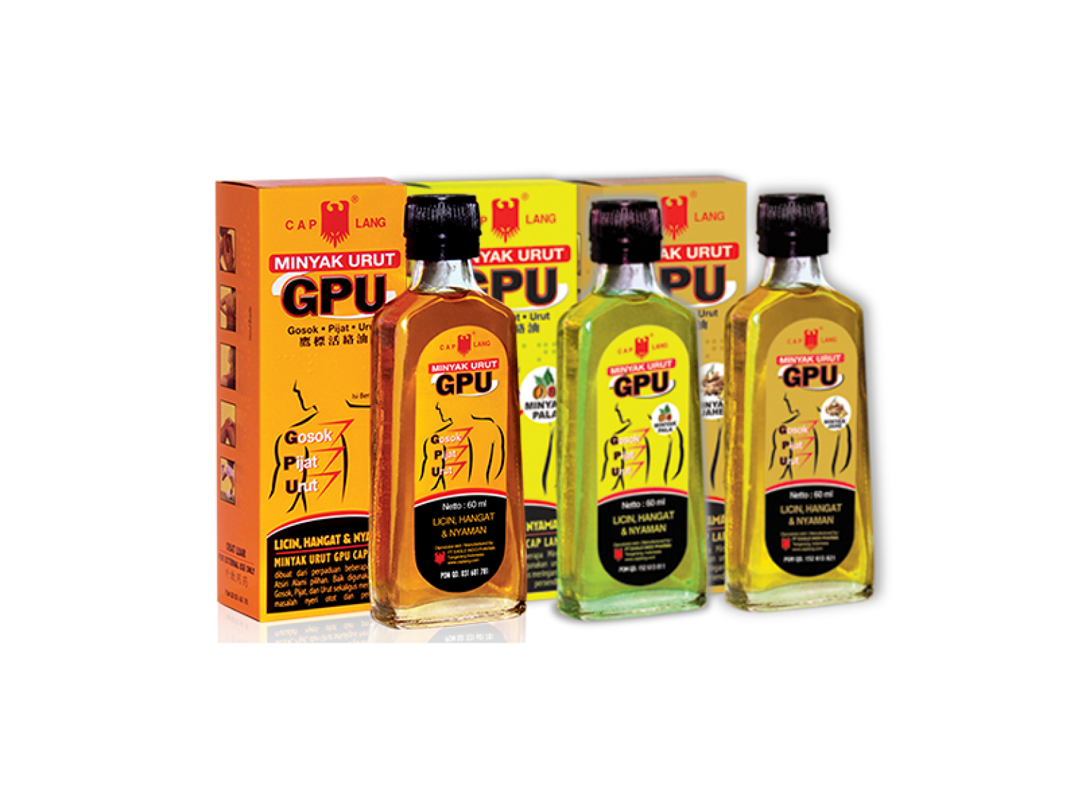 GPU Liniment Oil 60 ml - Bali Fresh Australia